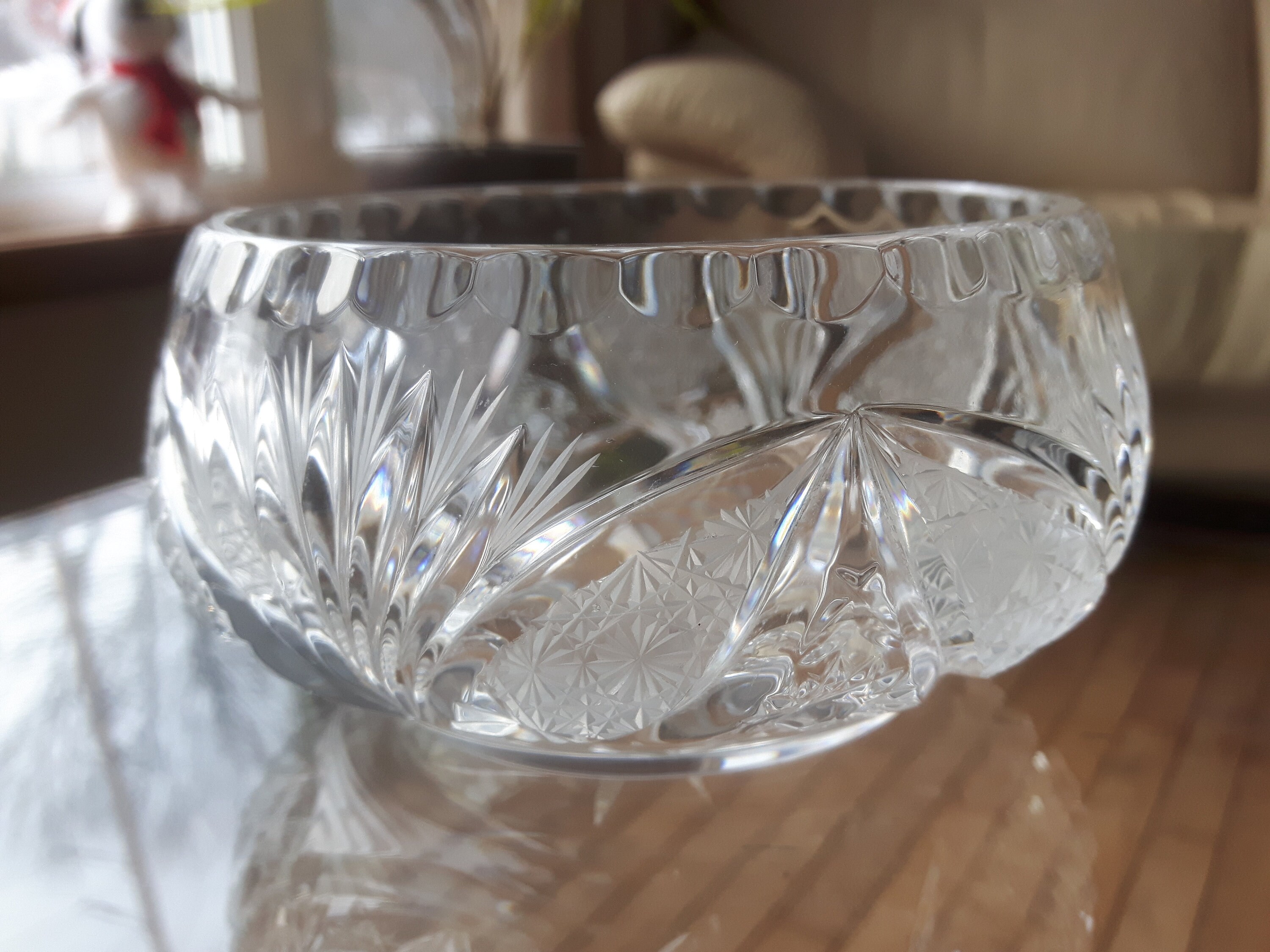 Small Cut Crystal Bowl, Crystal Sauce Bowl, Crystal Rose Bowl, Crystal ...