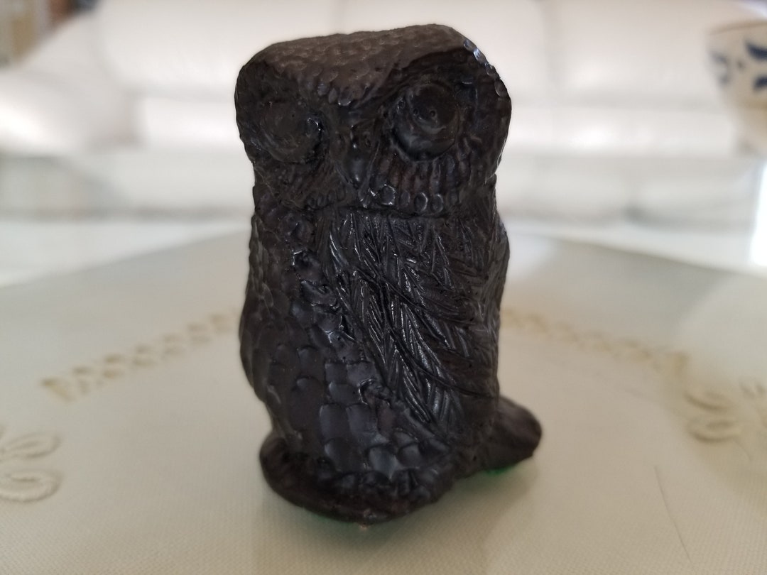 Vintage Carved Coal Owl, Carved Maritime Coal Owl, Owl Sculpture - Etsy