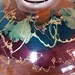 Hand Blown Art Glass Dish Made in Romania, Art Glass Centrepiece Dish ...