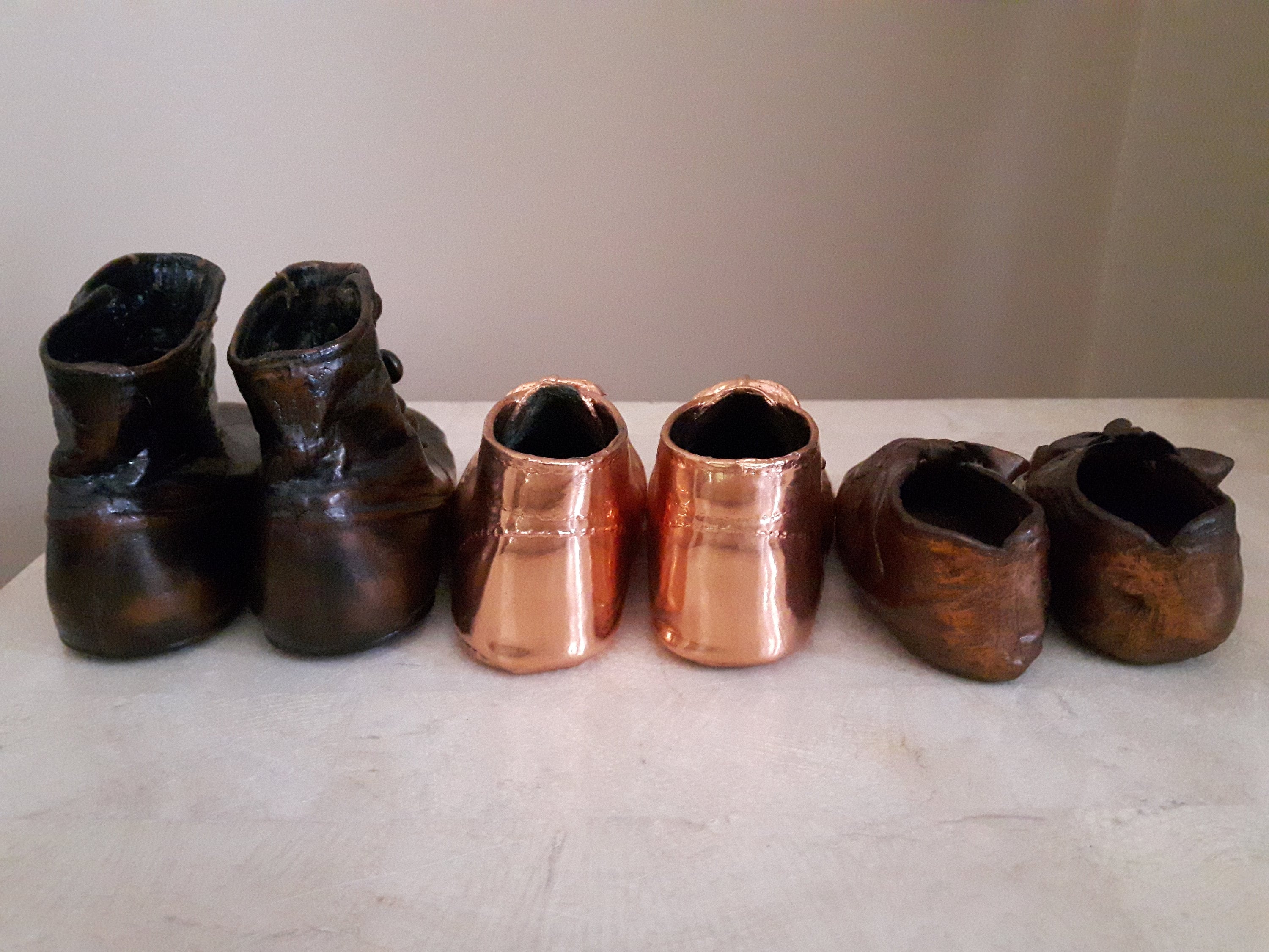 Bronzed Baby Shoes Display Keepsake Baby Shoes | Etsy