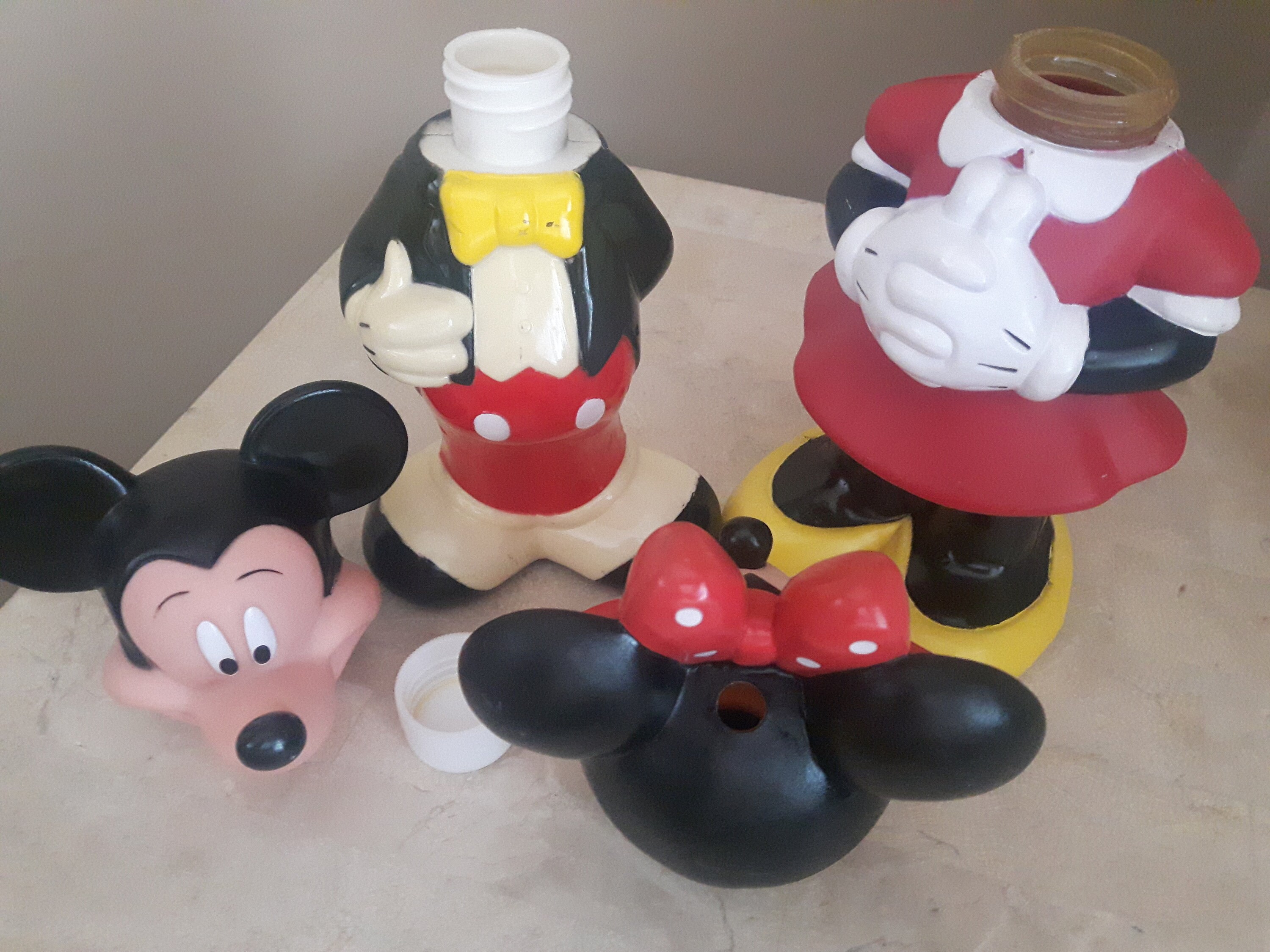 Vintage Mickey Mouse Plastic Bubble Bath Container Vintage | Etsy