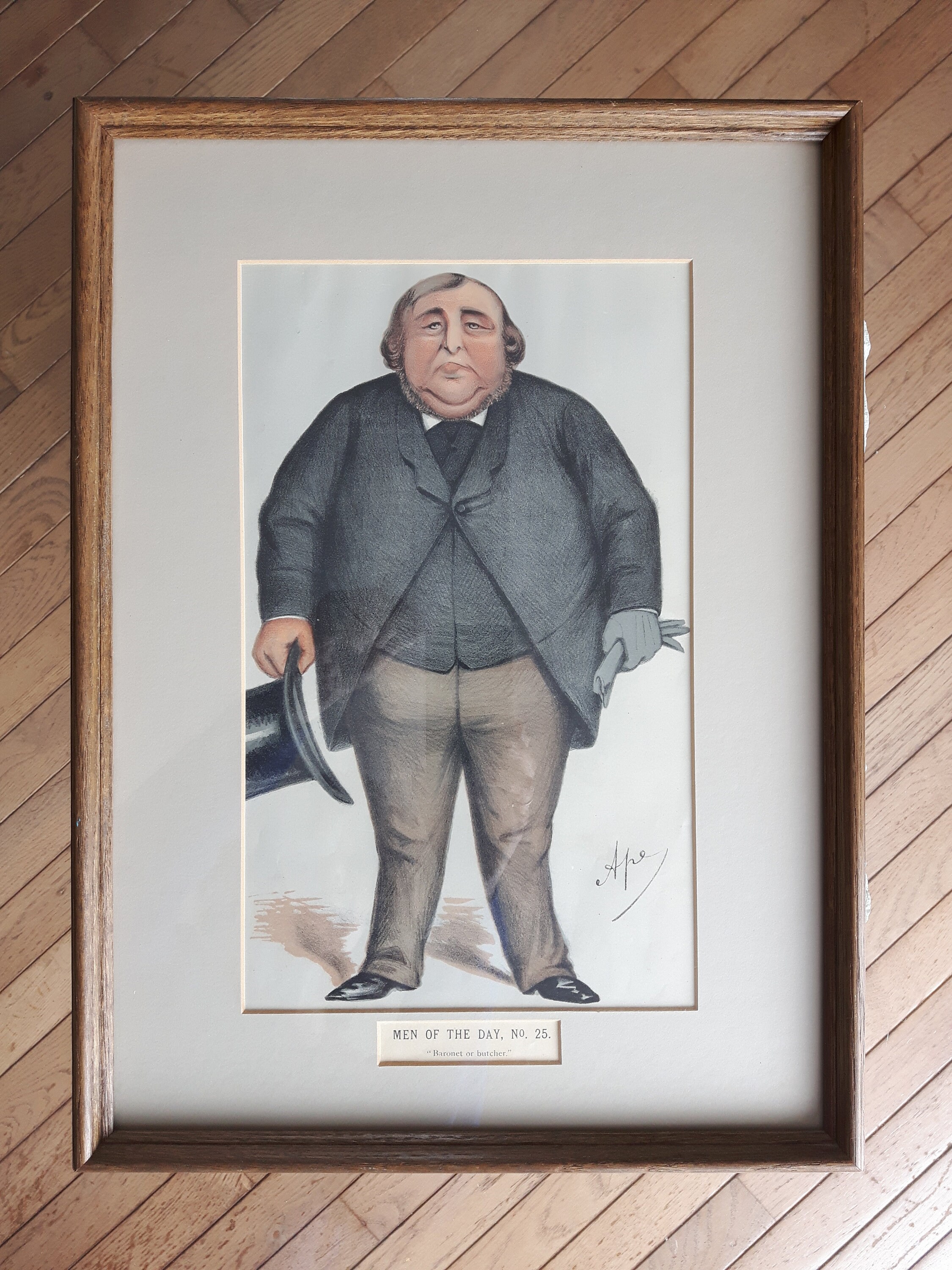 Vanity Fair Caricature Men of the Day No 25 Baronet or | Etsy