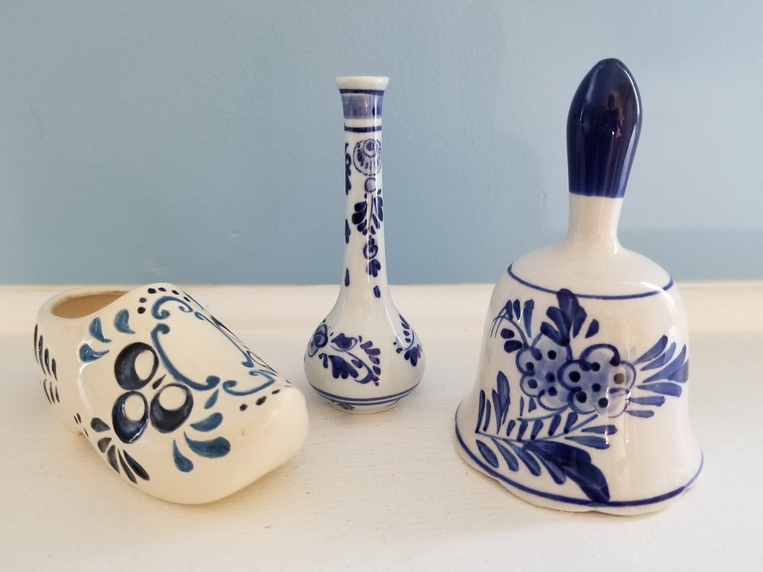 Holland Ceramic Collection, Vintage Hand Painted Delfts Blue Bud Vase ...