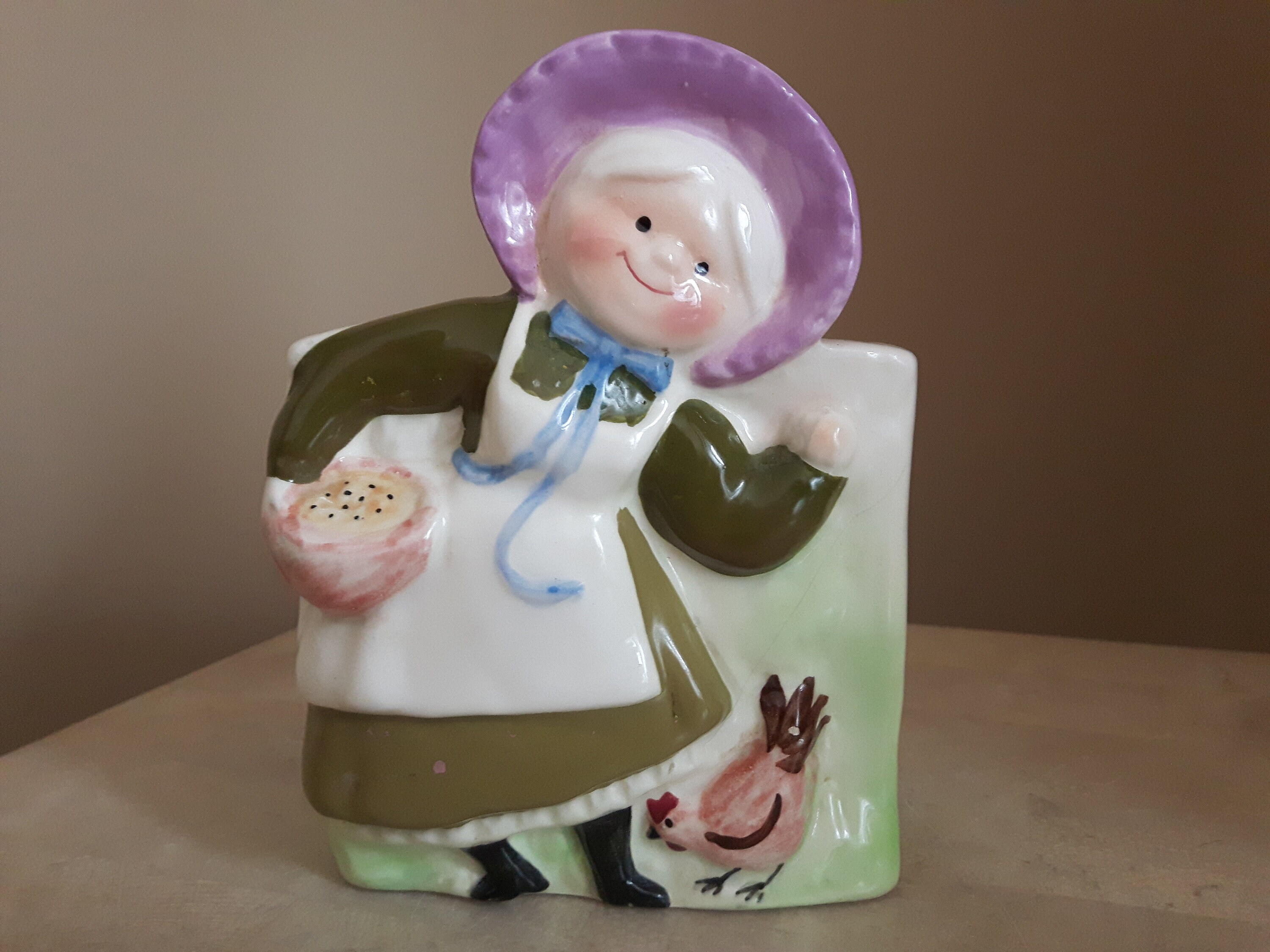 Vintage Ceramic Planter Nippon Yoko Boeki, Farmer's Wife Ceramic Plant ...