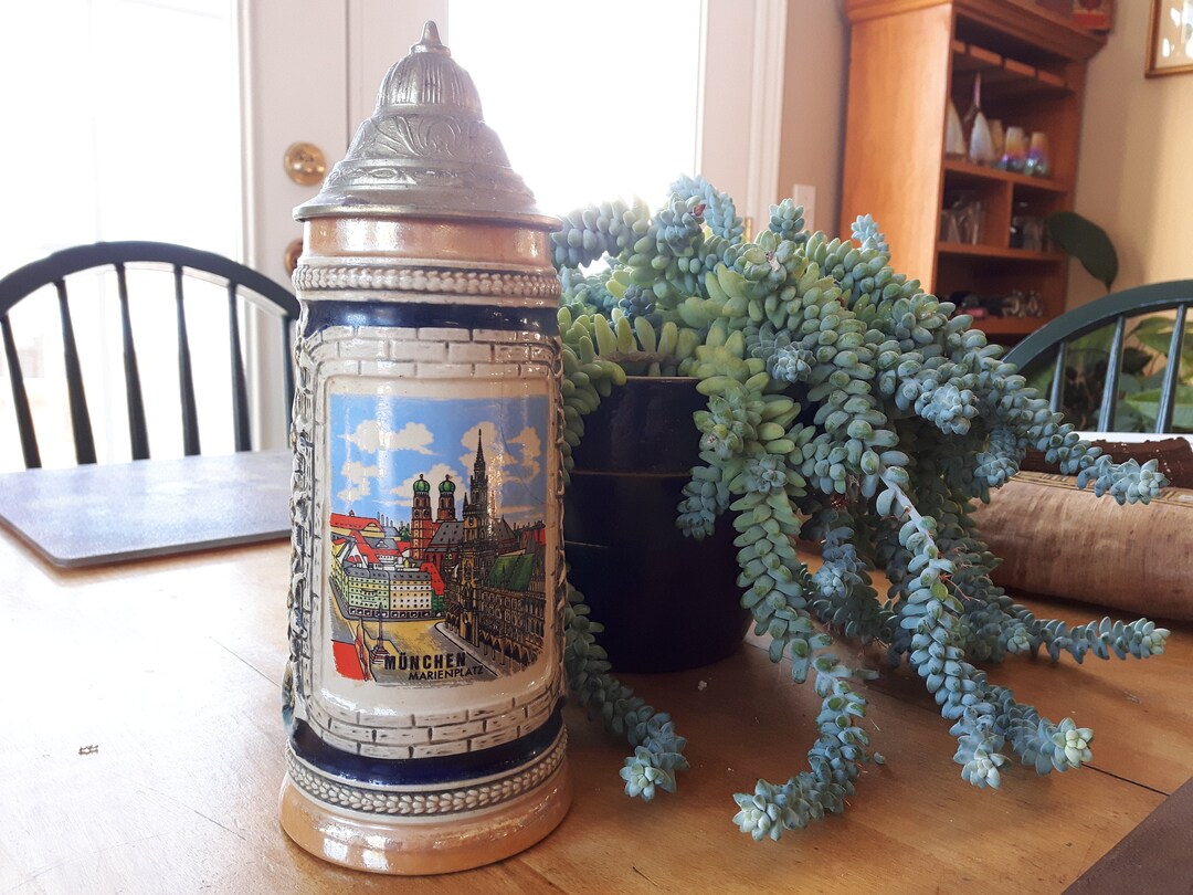 Vintage Gerzit Gems Beer Stein, Oktoberfest Beer Stein Munich Germany ...