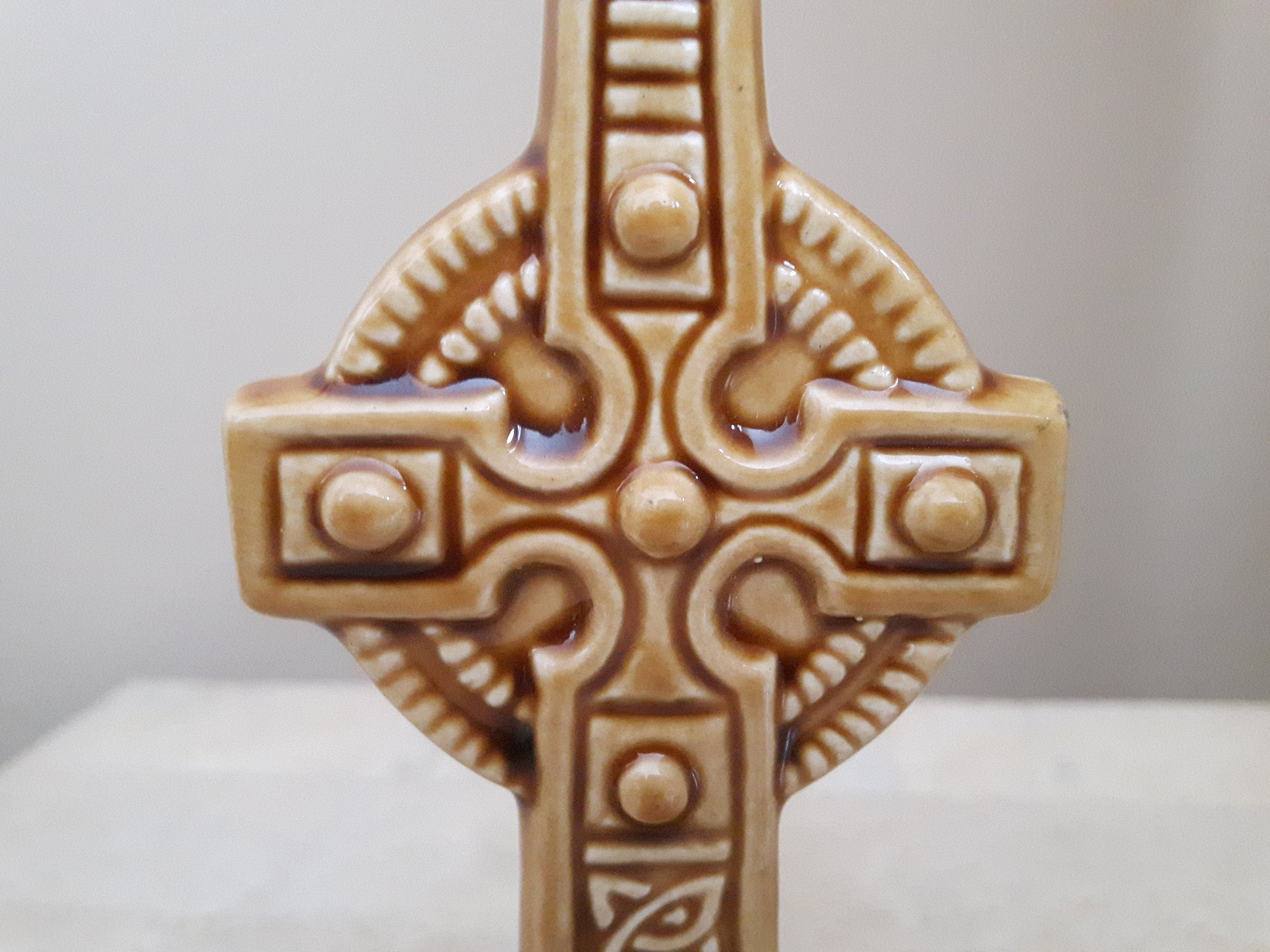 Vintage Ceramic Celtic Cross Souvenir of Ireland Ceramic - Etsy