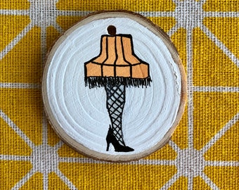 Christmas Story Leg Lamp Cross Stitch Christmas Ornament - Etsy