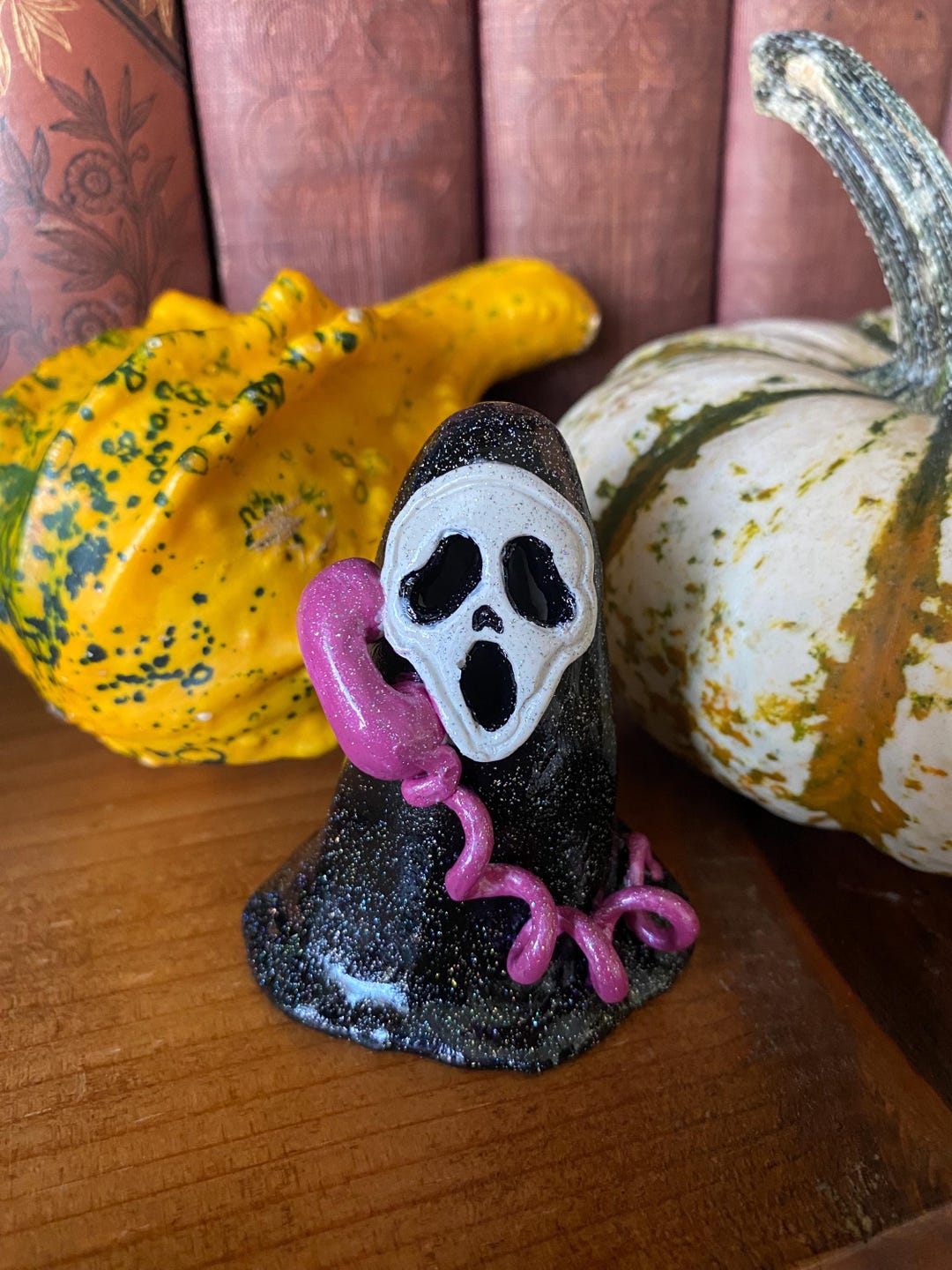 Pink Glitter Scream Ghost - Etsy