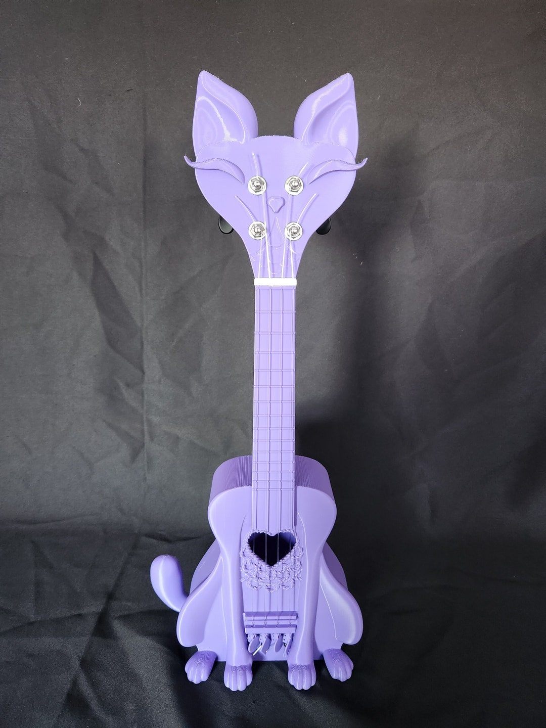 Cat Ukulele purple - Etsy