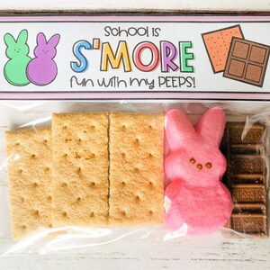 S'MORE Fun With My PEEPS Gift Tag - Etsy
