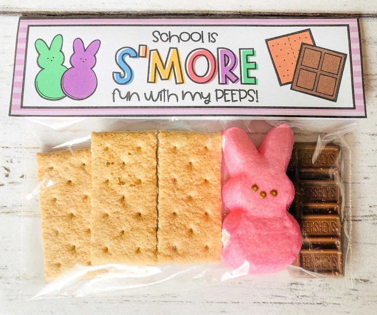 S'MORE Fun With My PEEPS Gift Tag - Etsy