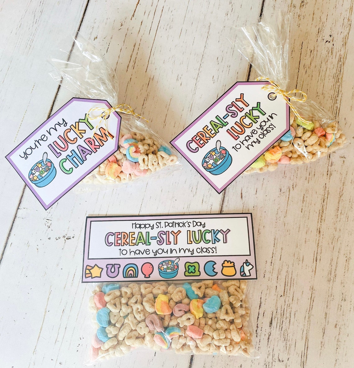 Lucky Charm Gift Tags for Students - Etsy