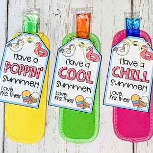 Summer Gift Tags for Popsicles - Etsy
