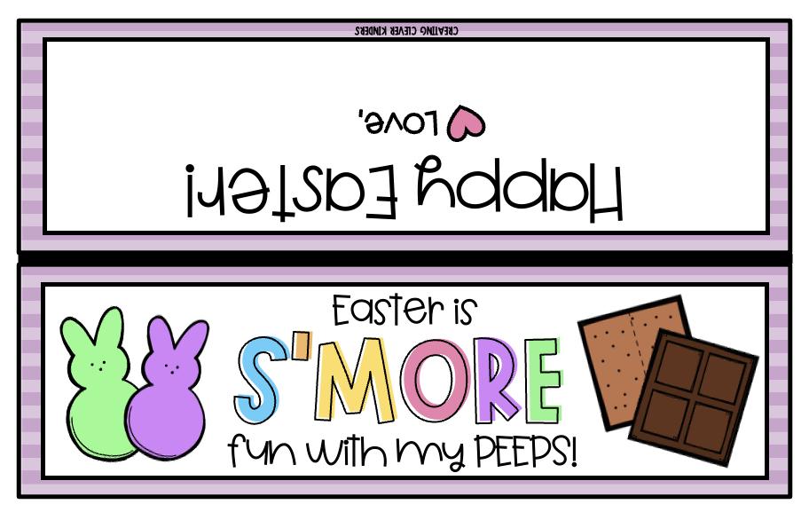 S'MORE Fun With My PEEPS- Gift Tags for School, Sports, Spring, Easter ...