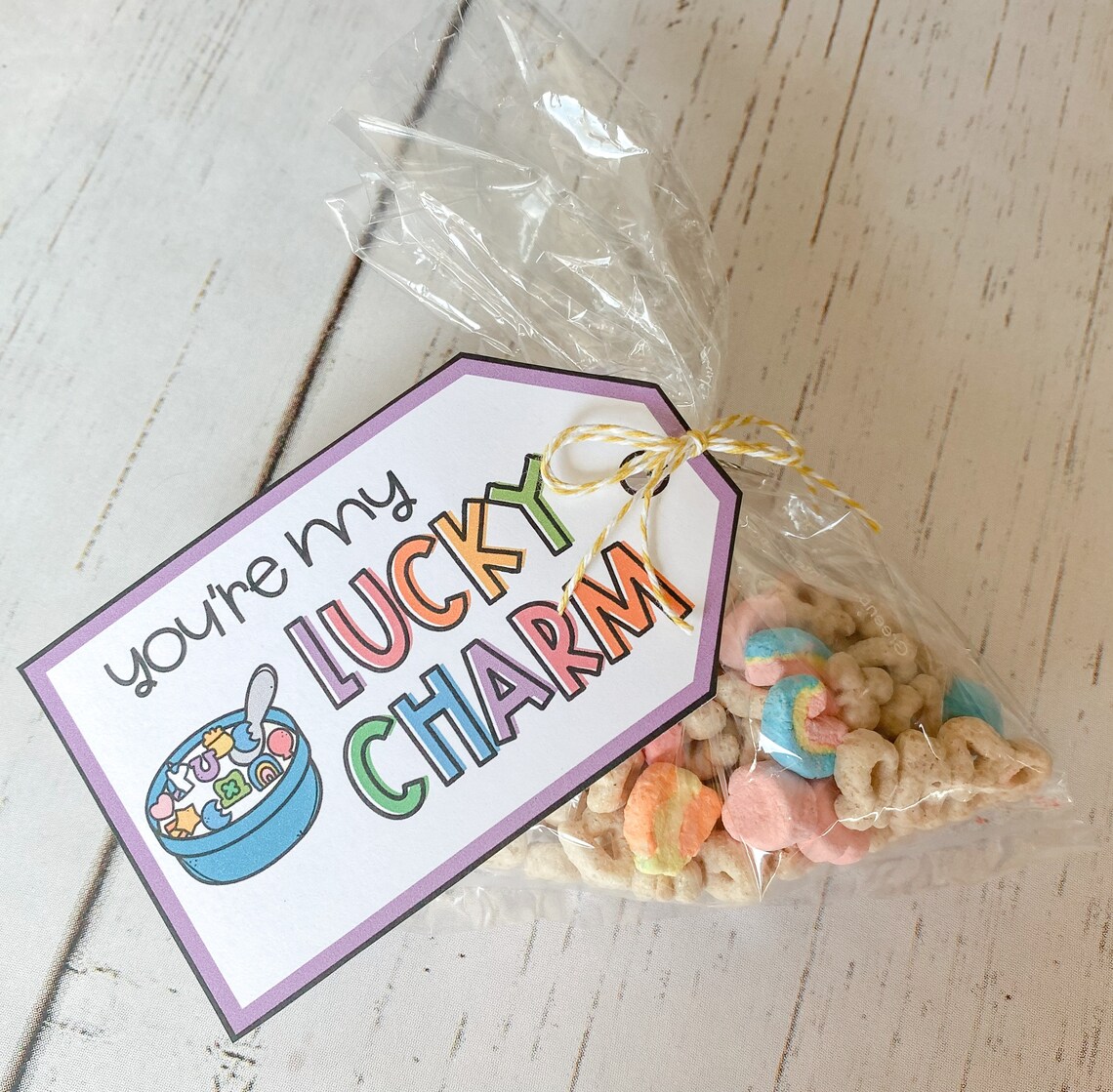 Lucky Charm Gift Tags for Students - Etsy