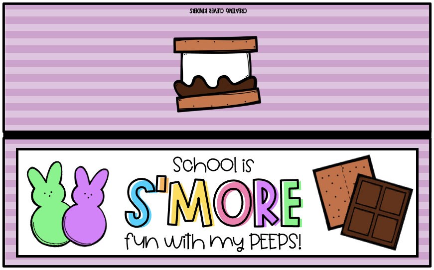 S'MORE Fun With My PEEPS Gift Tag - Etsy
