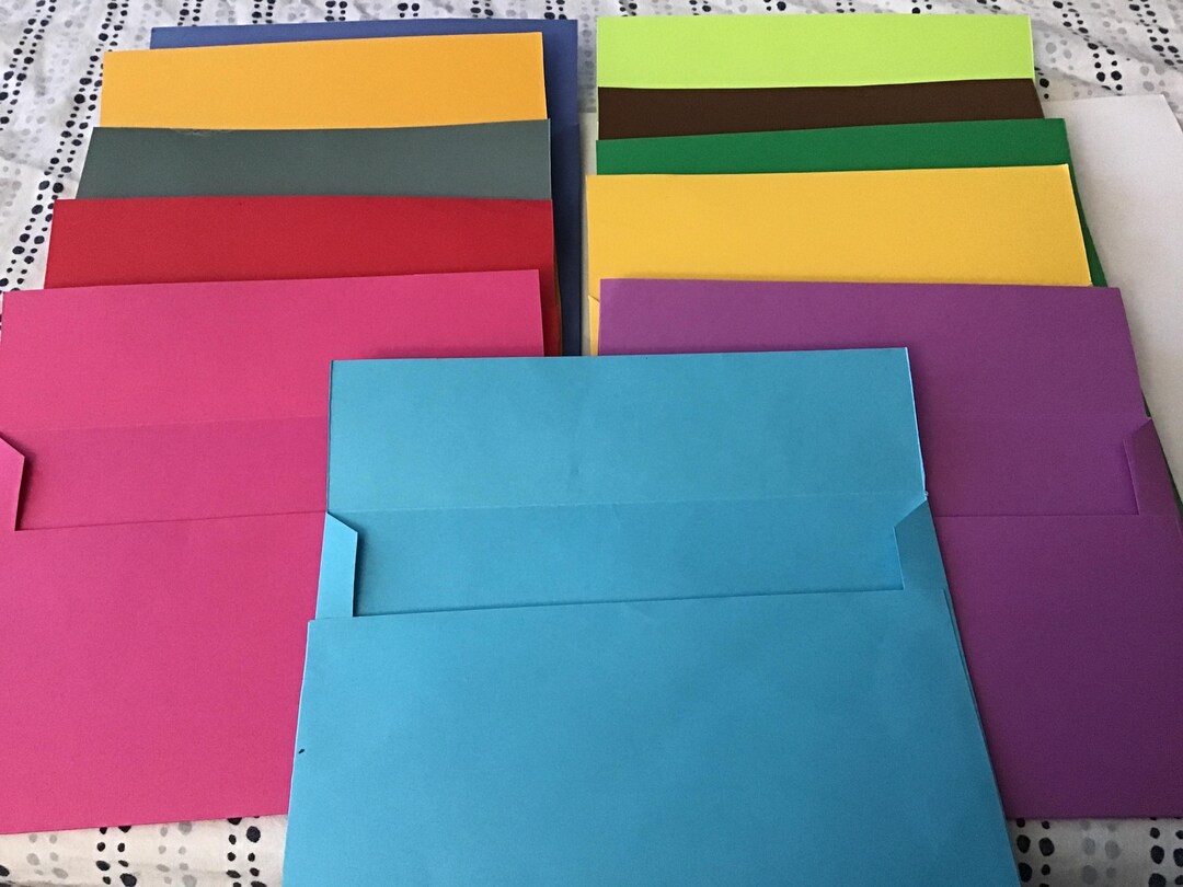 5x7 Color Envelopes - Etsy