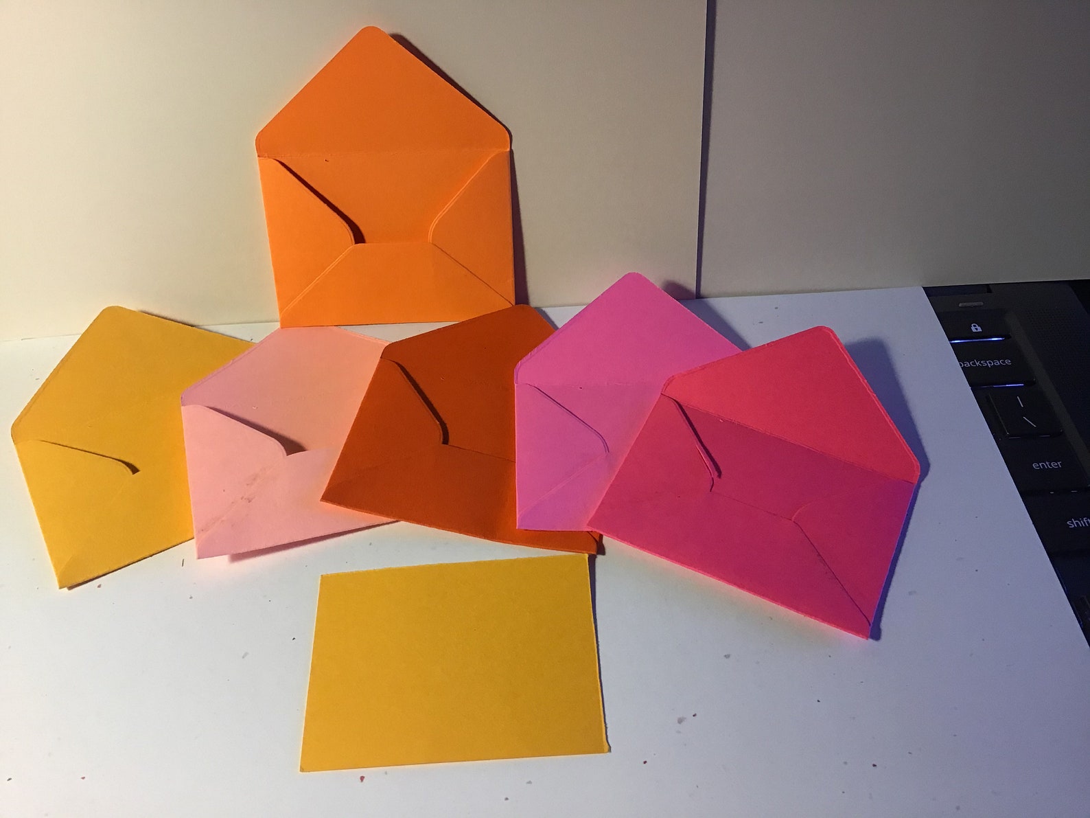 4 Note Card / Envelopes - Etsy