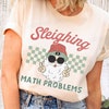 Custom Christmas Math Teacher Shirt, Merry Teacher Shirt, Christmas ...