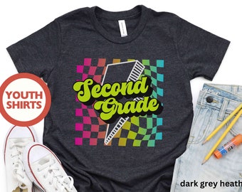 2nd Grade Back to School Shirt - Kids Shirt - Second Grade Shirt - Back ...