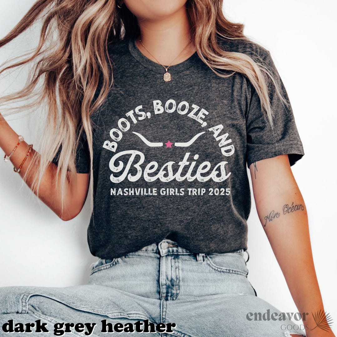 Nashville Girls Trip Shirts Birthday Shirts Bachelorette Shirts Boots ...