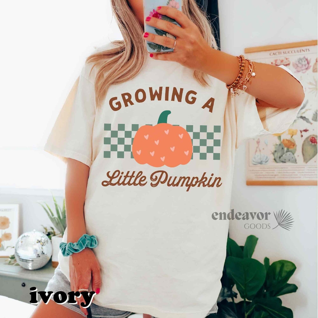 Comfort Colors Fall Pregnancy Announcement Shirt Fall Maternity Shirt ...