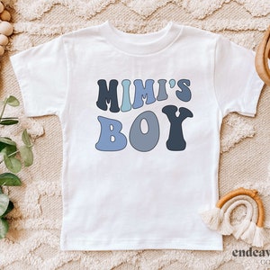 Boy Mimi Mimi's Boy Matching Shirts Retro Tshirts Grandma and Me Mimi ...