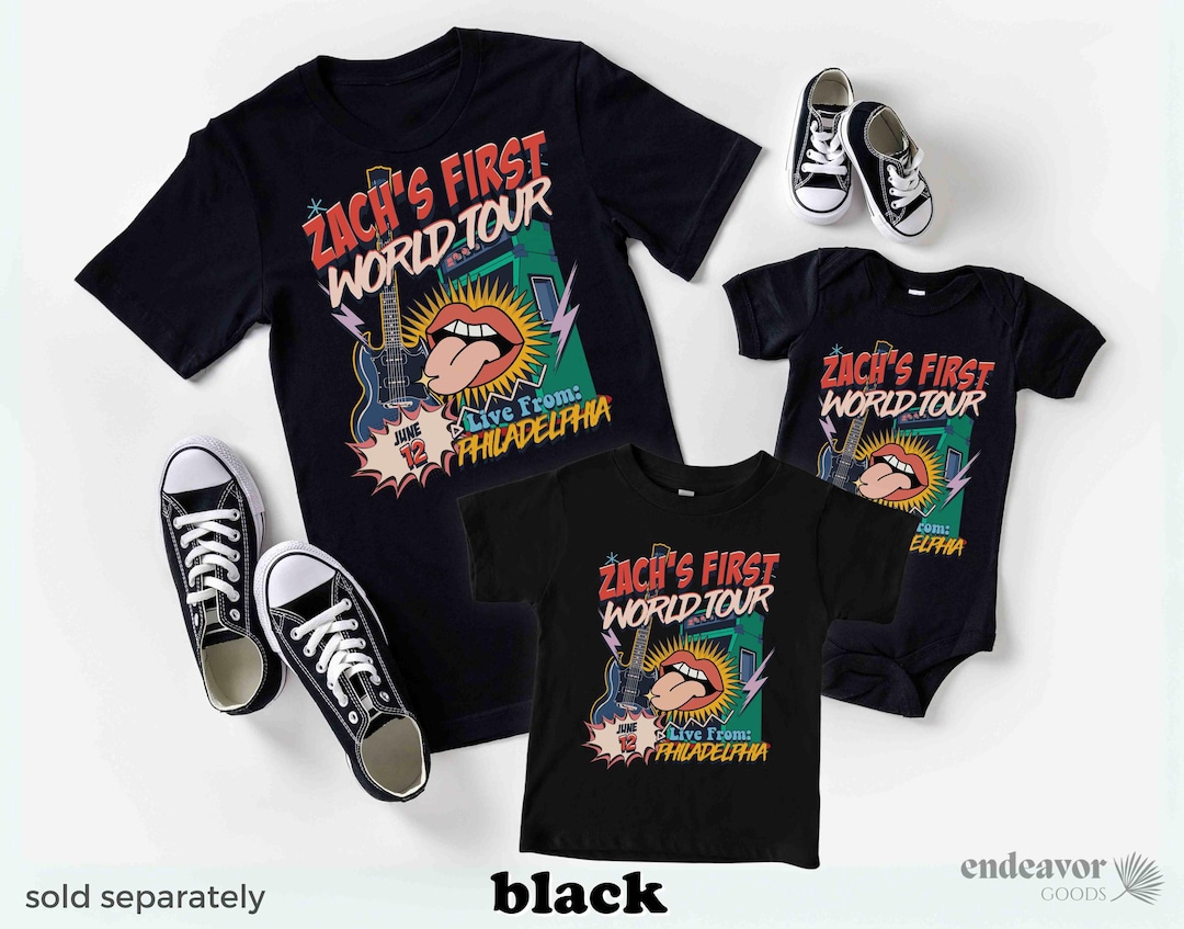 Personalized Rock and Roll Family Birthday Shirt Custom Matching ...