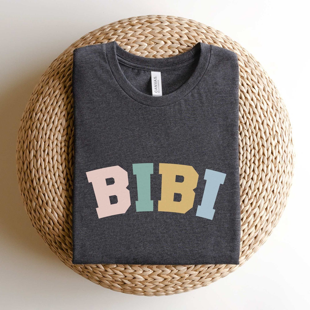 Bibi Shirt for Grandma for Mother's Day Gift Bibi to Be for Grandmother ...