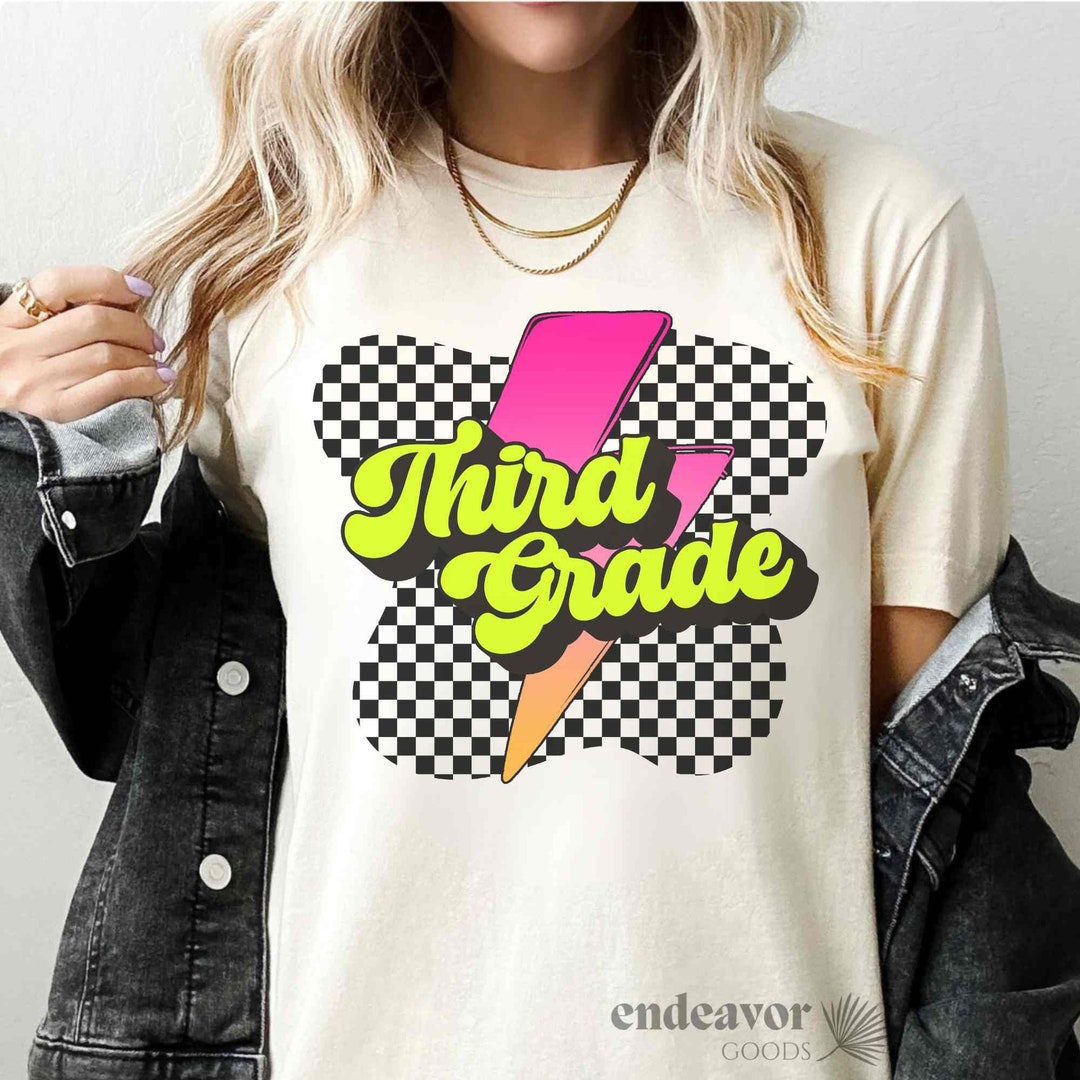 Third Grade Teacher Shirts 3rd Grade Teacher Tee Elementary Back to ...