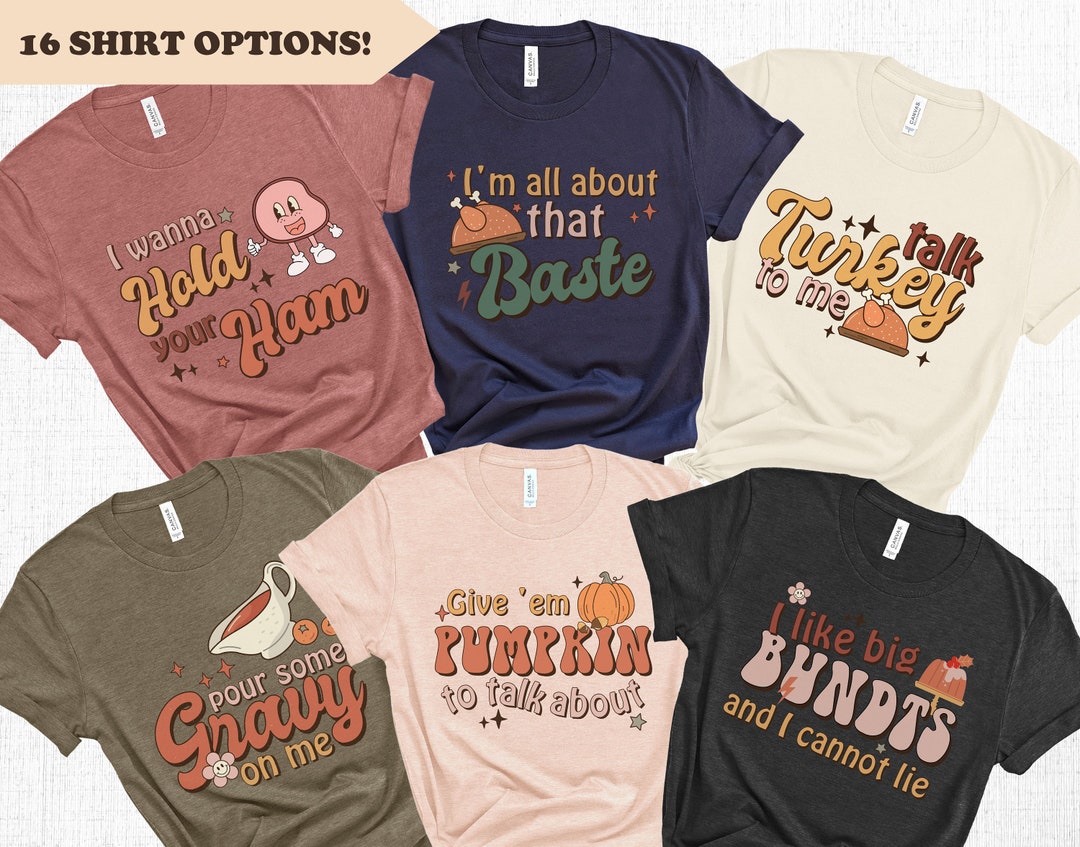 Family Thanksgiving Shirts, Funny Matching Family T Shirts ...