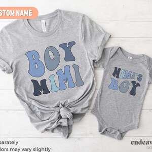 Boy Mimi Mimi's Boy Matching Shirts Retro Tshirts Grandma and Me Mimi ...