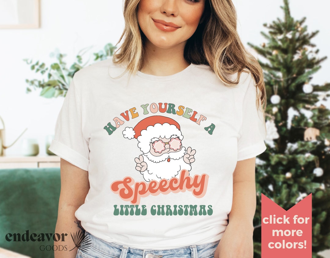 Speech Language Pathologist Christmas Shirt SLP Speech - Etsy