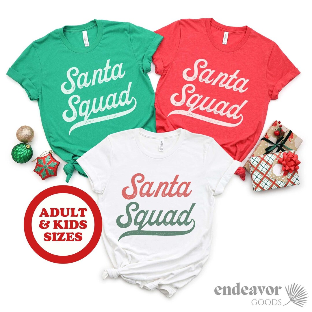 Santa Squad Shirt Christmas Squad Shirt Family Christmas Shirt ...