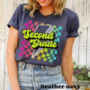 Second Grade Teacher Shirts 2nd Grade Teacher Tee Elementary Back to ...