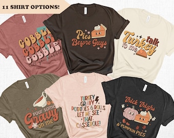 Family Thanksgiving Shirts, Funny Matching Family T Shirts ...