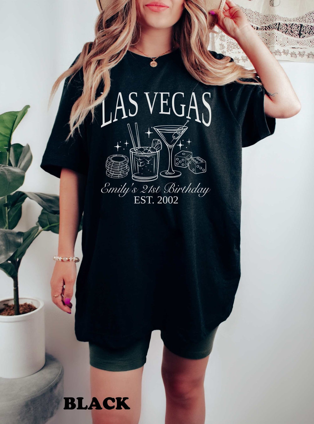 Las Vegas 21st Birthday Shirts Luxury Birthday Party Merch Social ...