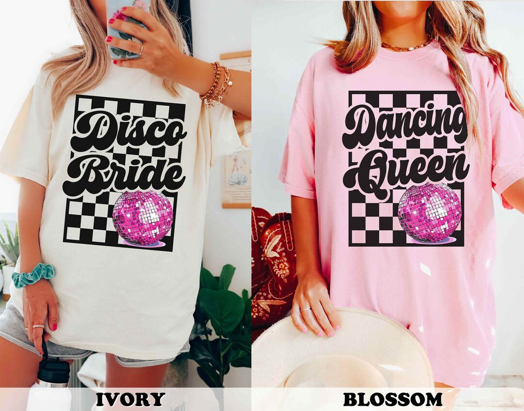 Disco Bachelorette Shirts Brides Last Disco Theme Bachelorette Comfort ...