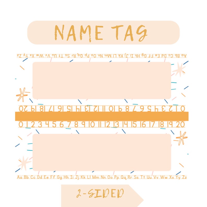 Editable School Desk Name Tag, Name Tag, Student Name Tag, Teacher ...