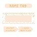 Editable School Desk Name Tag, Name Tag, Student Name Tag, Teacher ...
