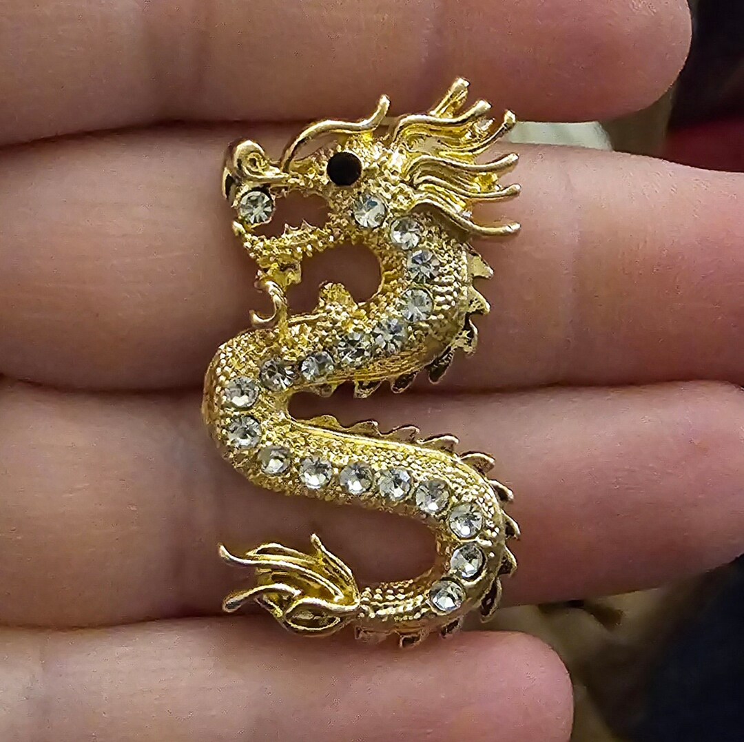 Gold Diamond Dragon Cover Minder or Fridge Magnets - Etsy