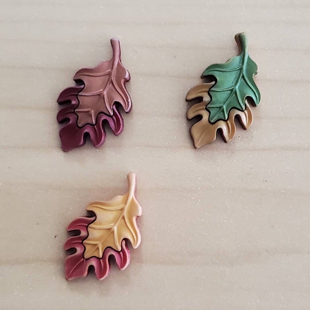 Two Tone Leaf - Etsy