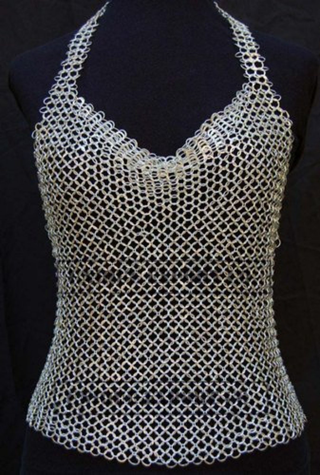 Aluminium Butted Chain Mail Bra Women Clothing Viking Top - Etsy