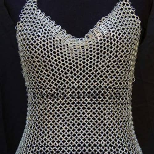 Aluminium Butted Chain Mail Bra Women Clothing Viking Top | Etsy