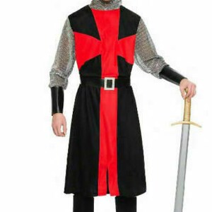 Medieval Templar Tunic Sleeveless in Black&red Color - Etsy