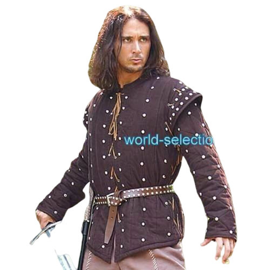 Thick Padded BROWN ROBIN HOOD Style Medieval Gambeson Armor - Etsy UK