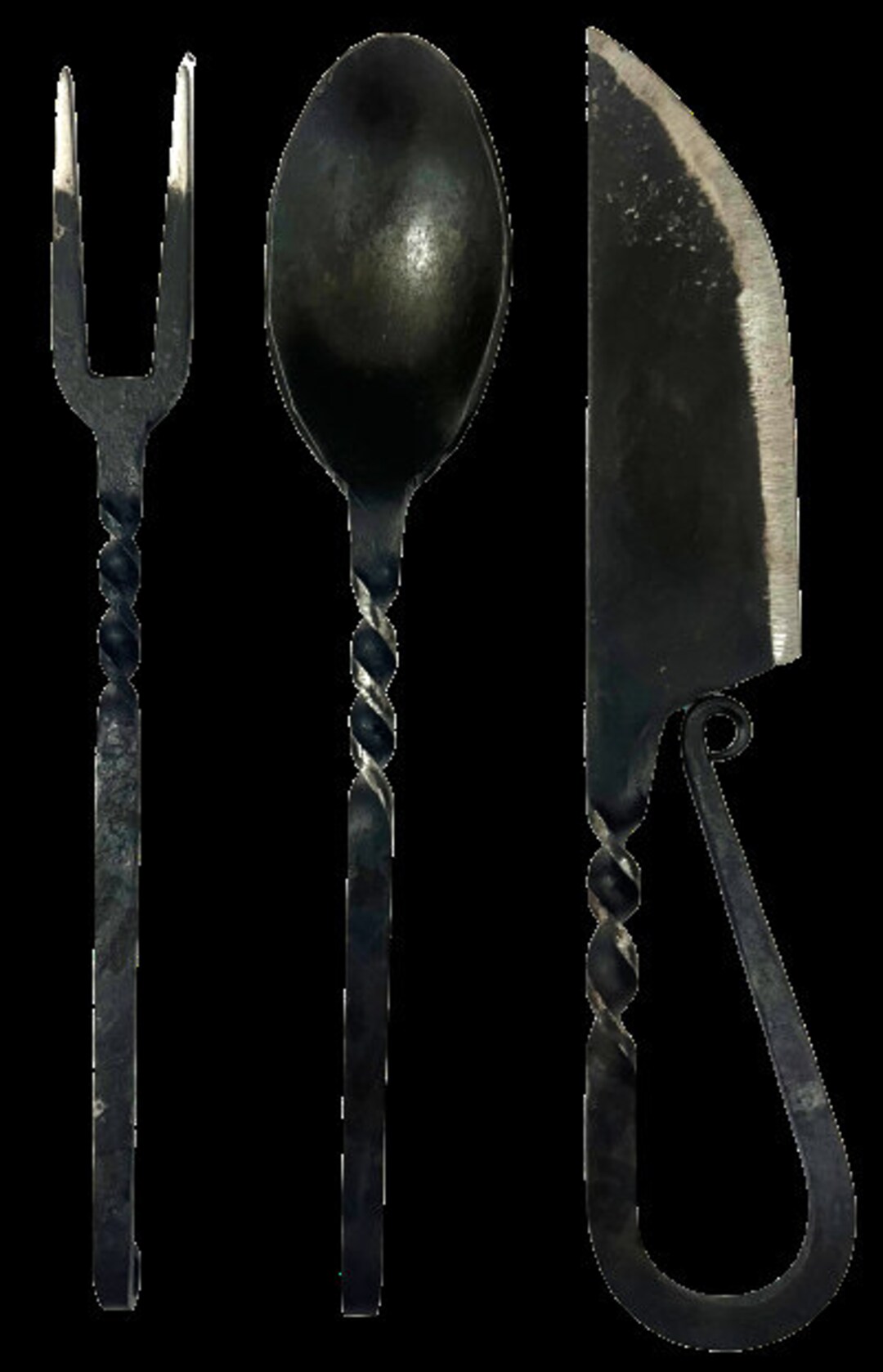 Medieval Cutlery Set Knife Spoon Fork Middle Ages Camp Grill - Etsy
