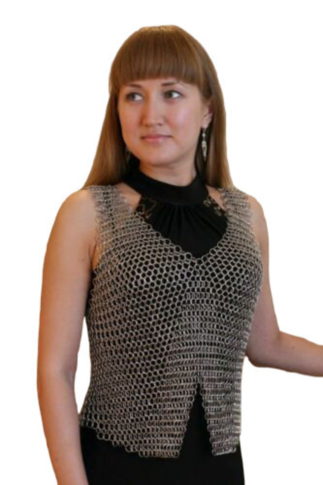 Chainmail Aluminium Bra Belly Dance Halter TOP Sexy Antique - Etsy