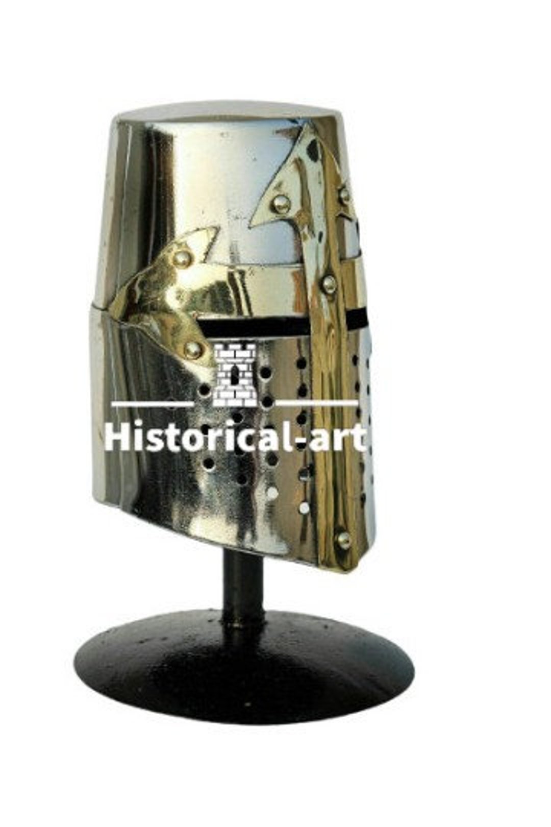 Medieval Mini Crusader Knight Medieval Helmet With Free Stand - Etsy ...