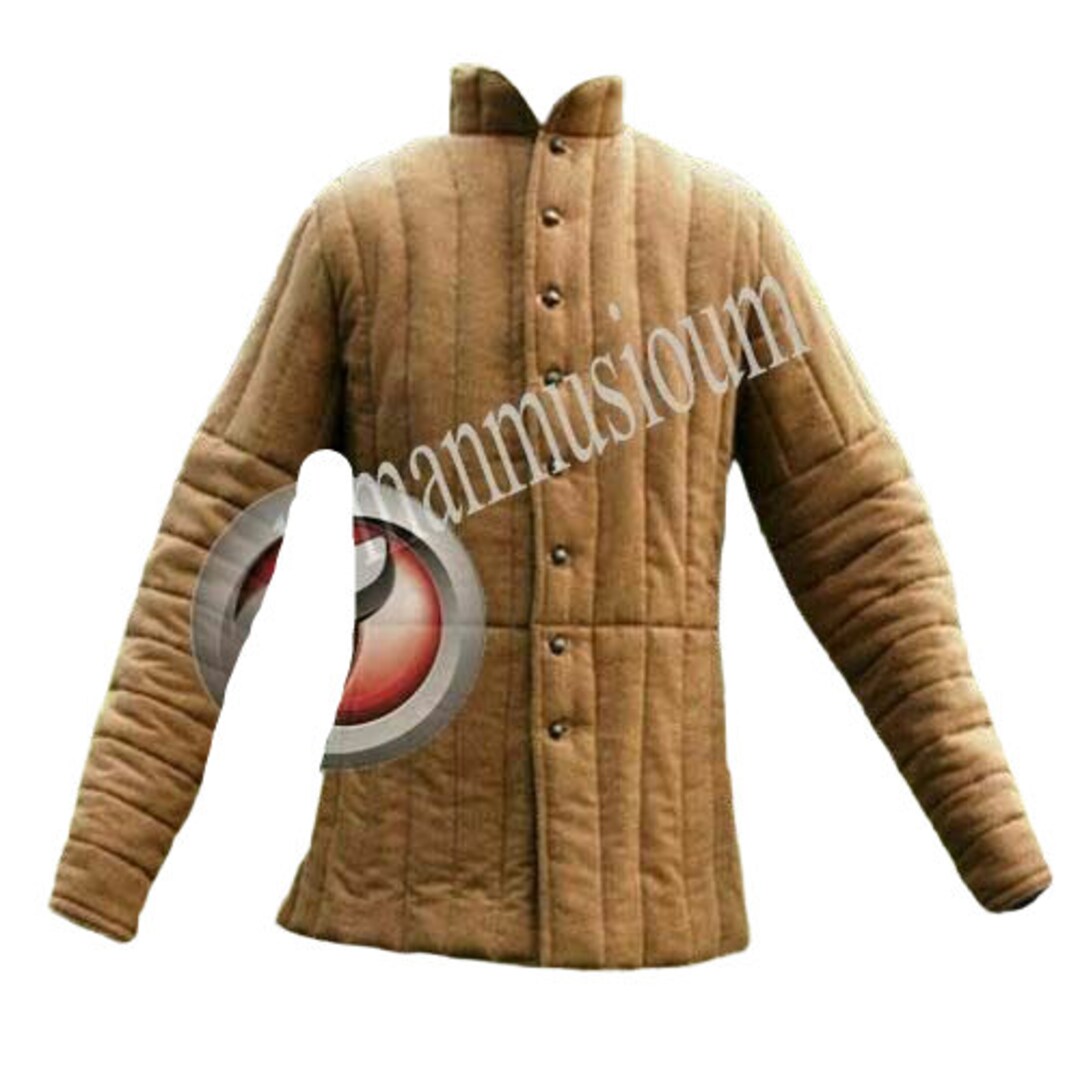 Armor Padded Play Full Sleeve Gambeson Thick Camel Long - Etsy